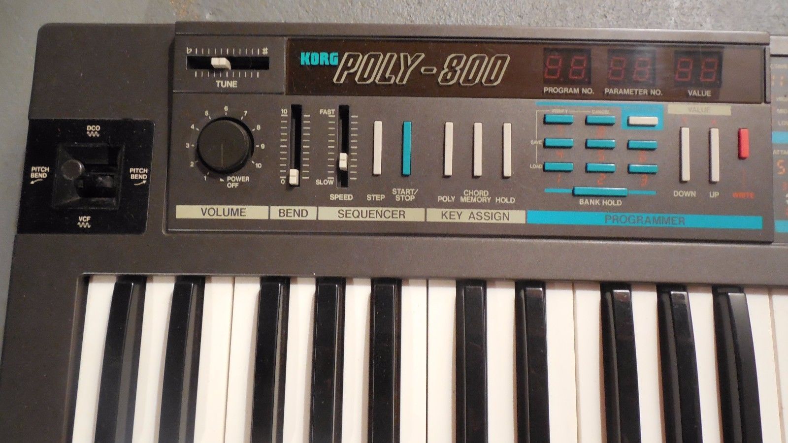 MATRIXSYNTH: KORG POLY-800 Polyphonic Analog Synth SN 021429 with ...