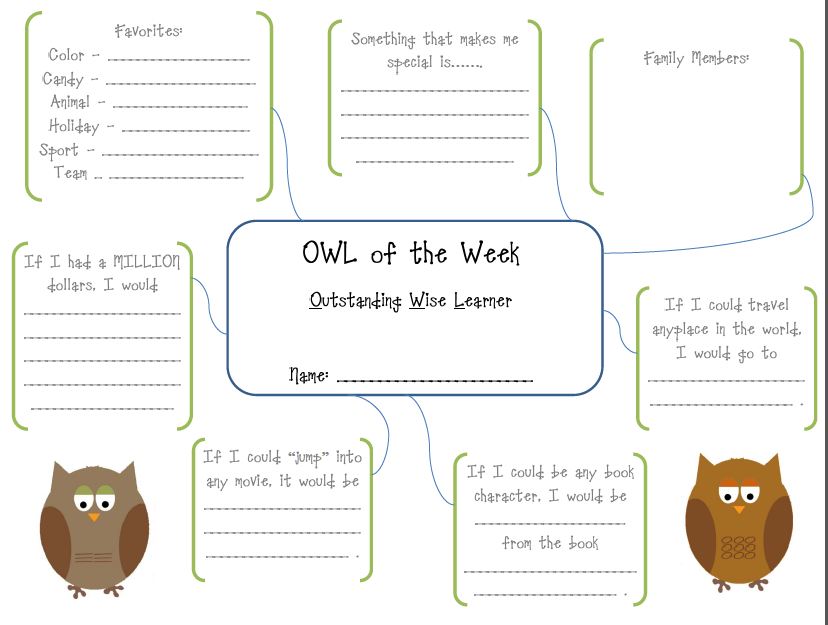 New Classroom Theme ..... OWLS