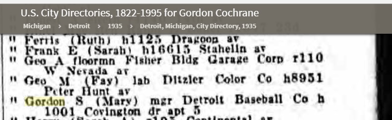 April 6, 1903 - Gordon "Mickey" Cochrane was born. Do you know who he was?