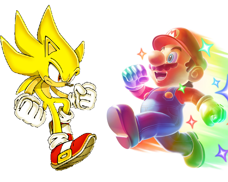 Super Sonic Vs Super Mario