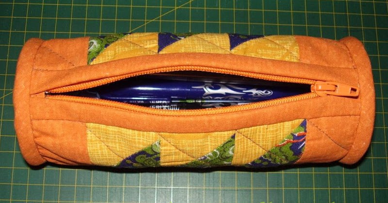 Patchwork Pencil Case Tutorial ~ Free-Tutorial.net