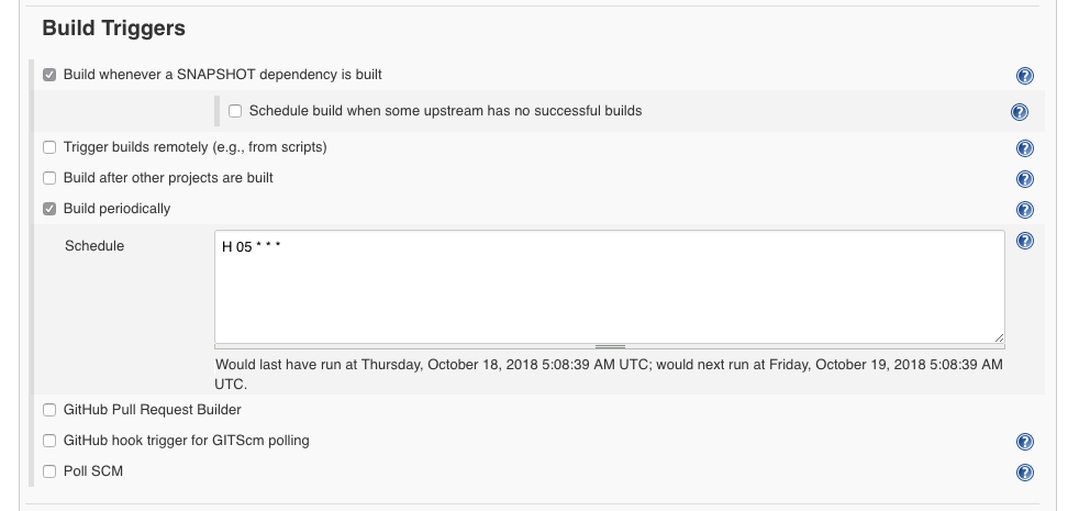 Jenkins CRON Job Scheduling Jenkins CRON Job Scheduling