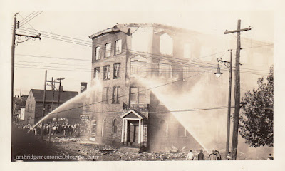 Ambridge Memories: Fire destroys Moose Lodge, former Grand Hotel, 1937
