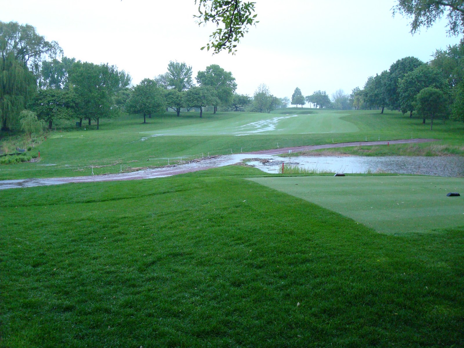 Drainage Project In 11 Fairway | Naperville Country Club Green Department