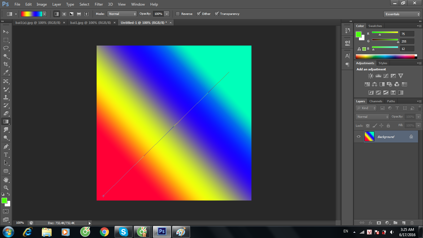 cách đổ màu gradient tool trong photoshop - THIẾT KẾ ĐỒ HỌA - ĐAM MÊ VÀ ...