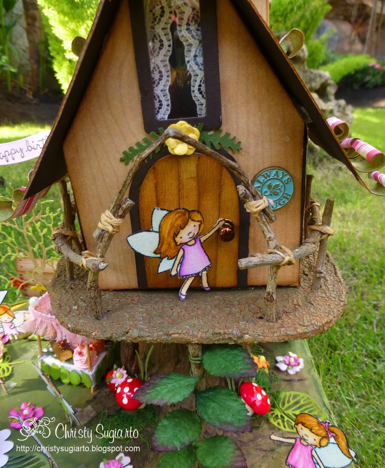 Christy Designs: Fairy House