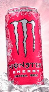 Blonder and Thinnerrr : Energy Drink Review: Monster Ultra Red