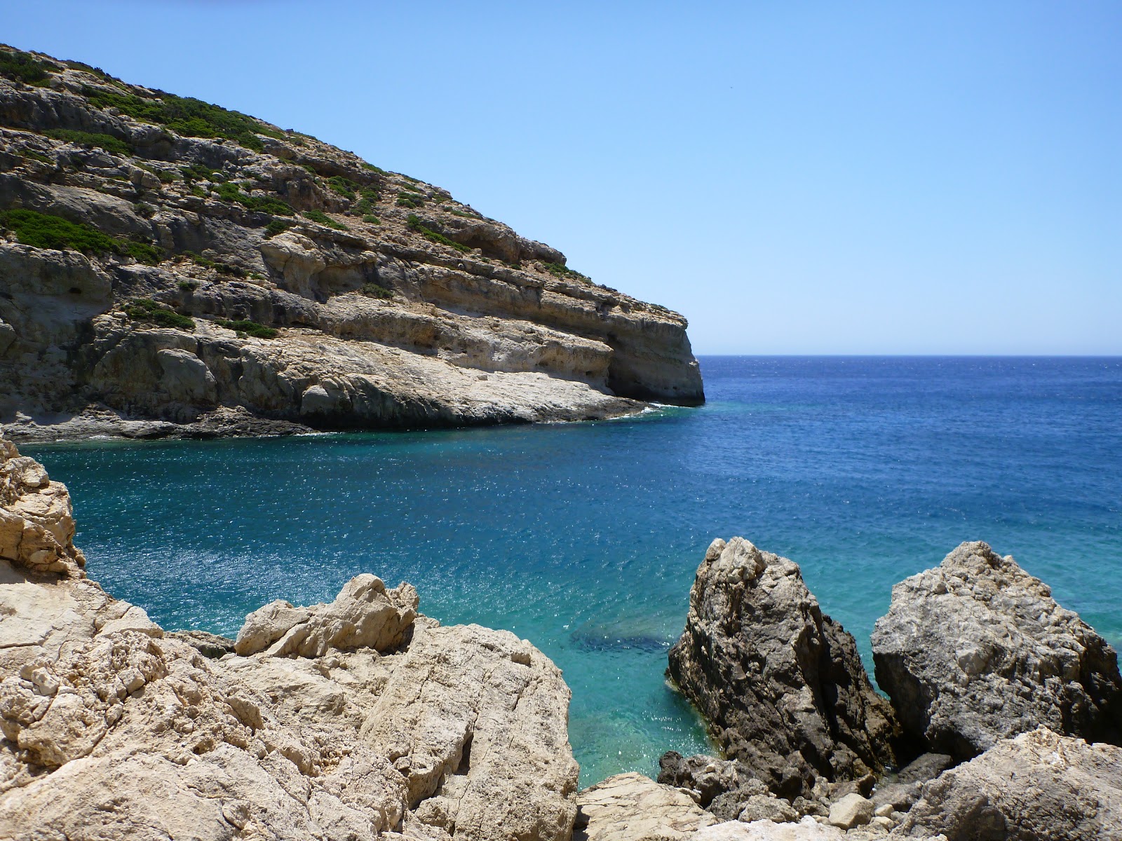 Crète - Jour 3 : Crique de Martsalos (Agiofarango) et Moni Adigitrias