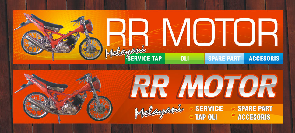 boobel: Sample Banner Motor Cycle