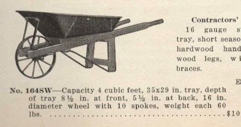 Trowel and Masonry Tool Collector Resource : History of Wheelbarrows ...