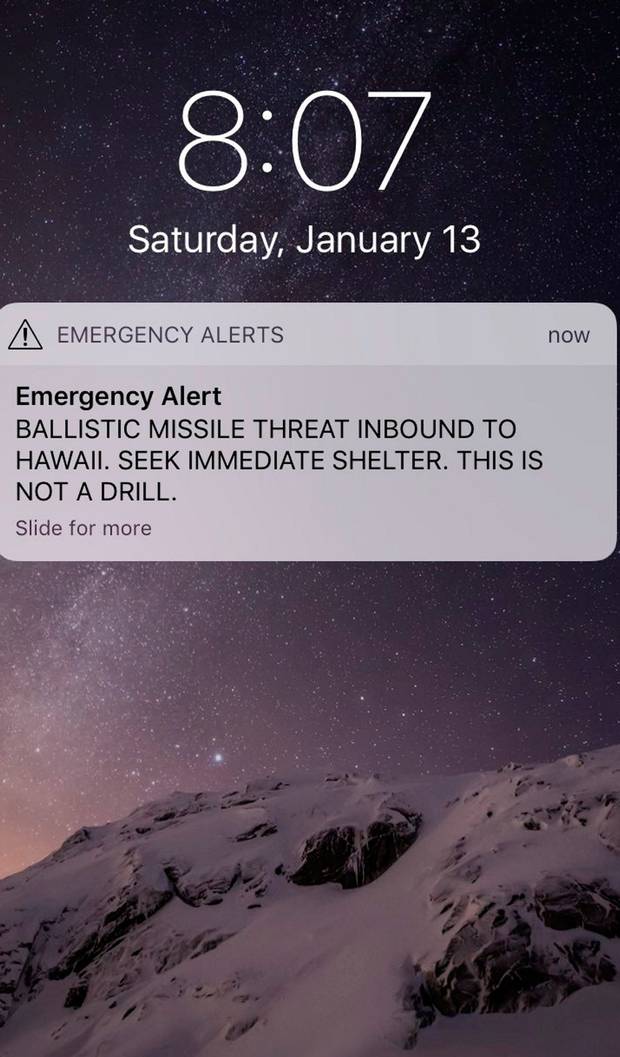 dakinetalk...Live from Kaua'i,Hawai'i: "The Hawaii fake missile warning ...