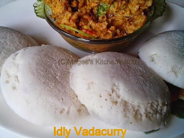 Magee's kitchen World: Idly Vada Curry
