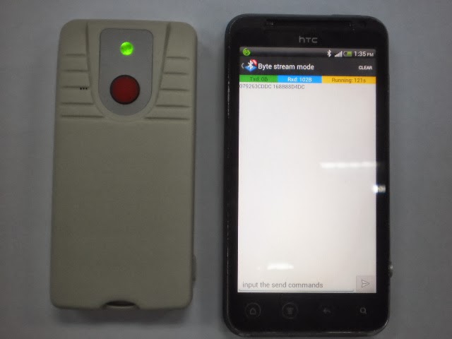 Mifare Cards, Reader And Door Lock: HANDHELD BLUETOOTH MIFARE READER