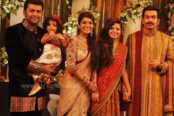 Wedding Reception Photos of Prithviraj and BBC Reporter Supriya Menon