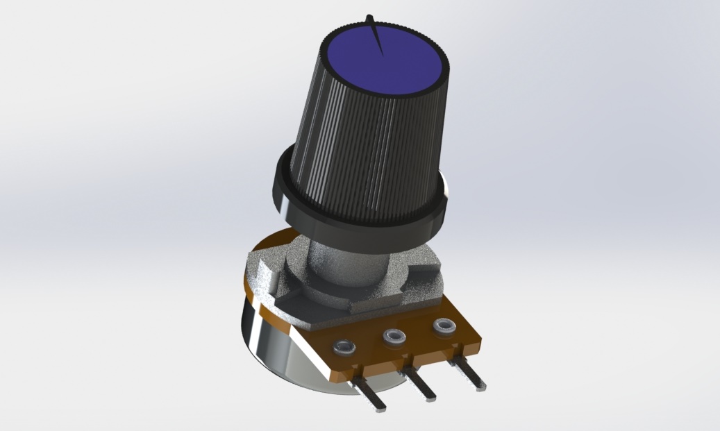 eDocs Mecatrónica: Planos 3D - Potentiometer 10k (SolidWorks 2014)