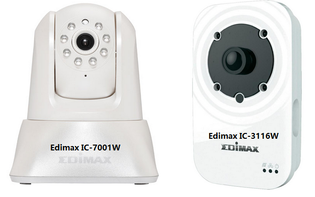 Edimax IC-7001W & IC-3116W, IP Camera for Android and iOS Devices ...