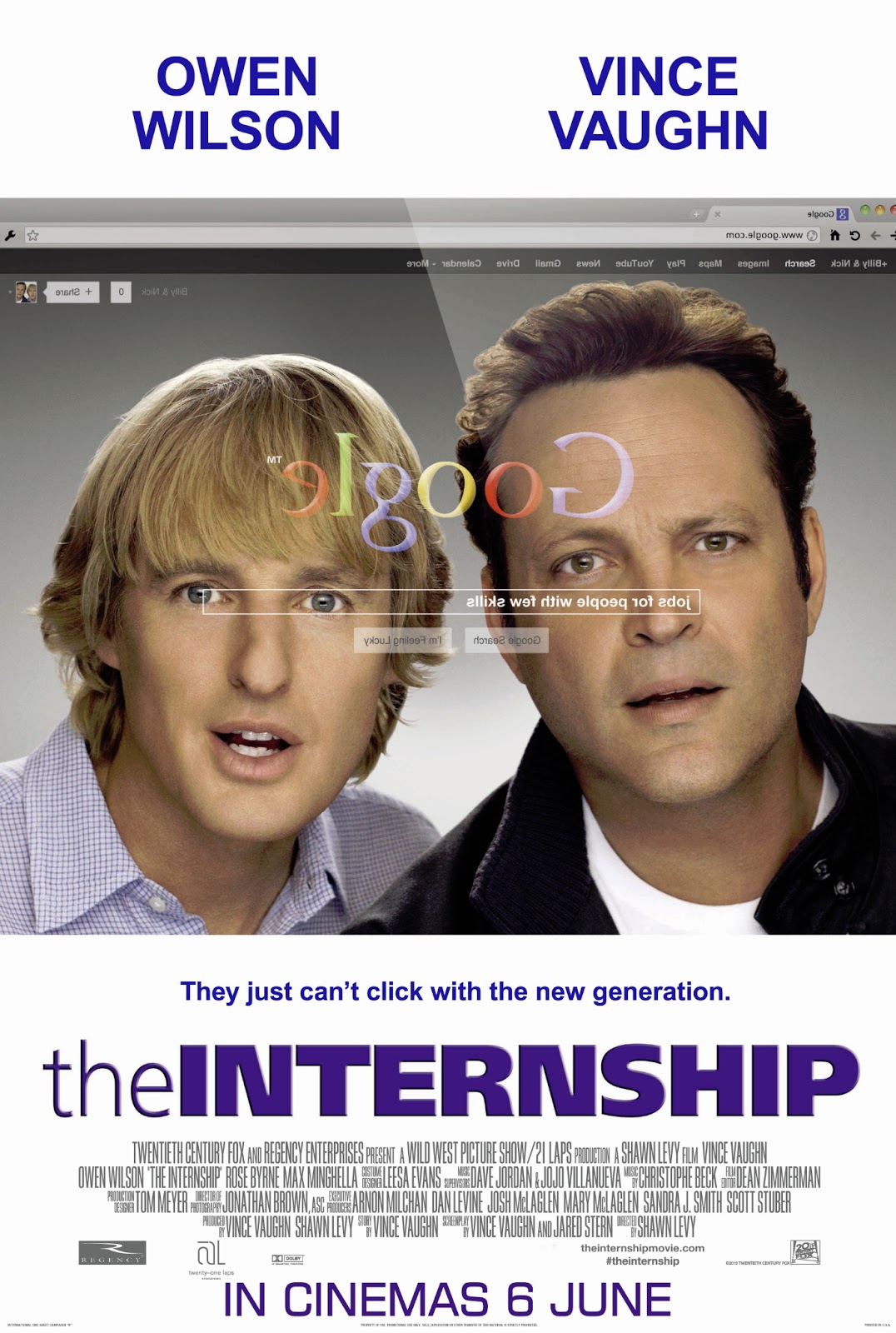 Digitista MediaWave: THE INTERNSHIP features Owen Wilson and Vince ...
