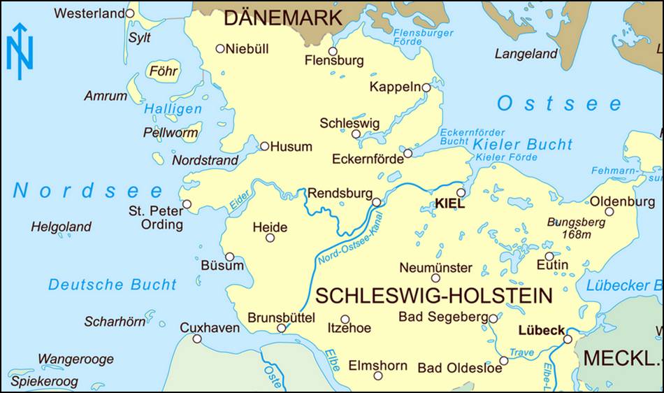 Oostzee Duitsland Kaart | Kaart