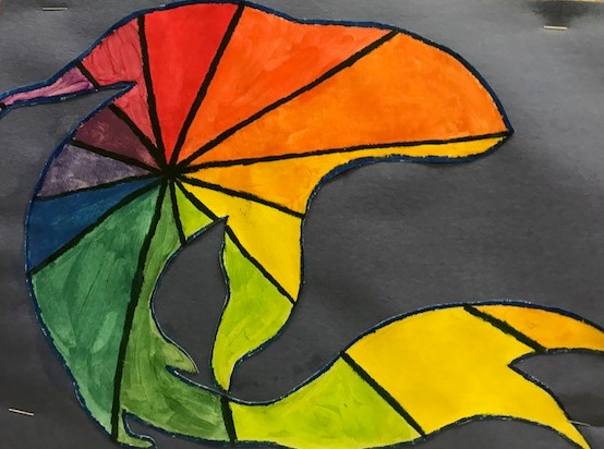 Mrs. Nhu's Oakdale Art Class: Crazy Shaped Color Wheel!