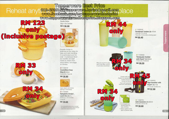 Tupperware Malaysia Best Price: Latest Catalog