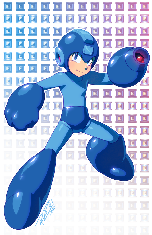 GAMING ROCKS ON: Game Art #50: Mega Man 25th Anniversary Gallery
