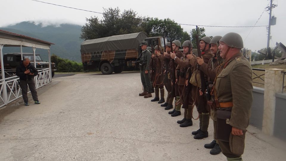 Historical reenactment events of the Battle of the Forts at Metaxas ...