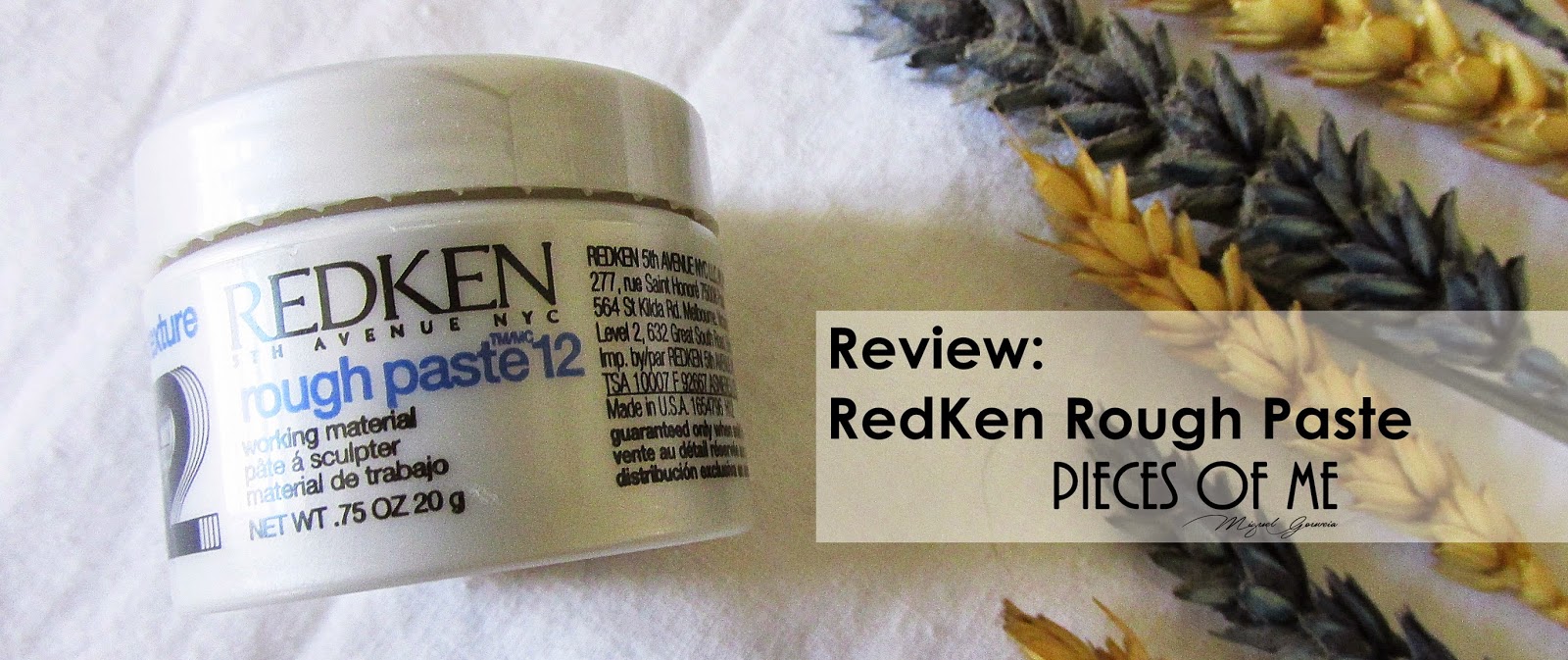REDKEN: Rough Paste 12 - Pieces Of Me