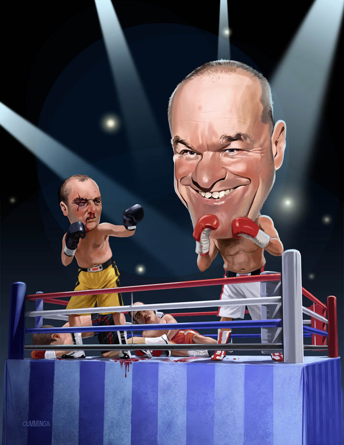 Joe Cummings Illustration: Uwe Boll Joe Cummings Illustration: Uwe Boll