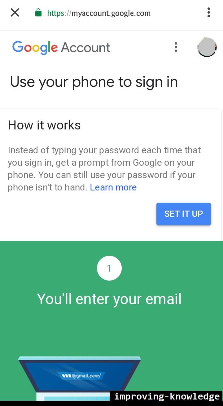 How to Sign-in to Google account just by unlocking your mobile instead ...