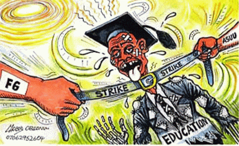ASUU STRIKE COMICS ~ BIRKHOFFRAY NIGERIA