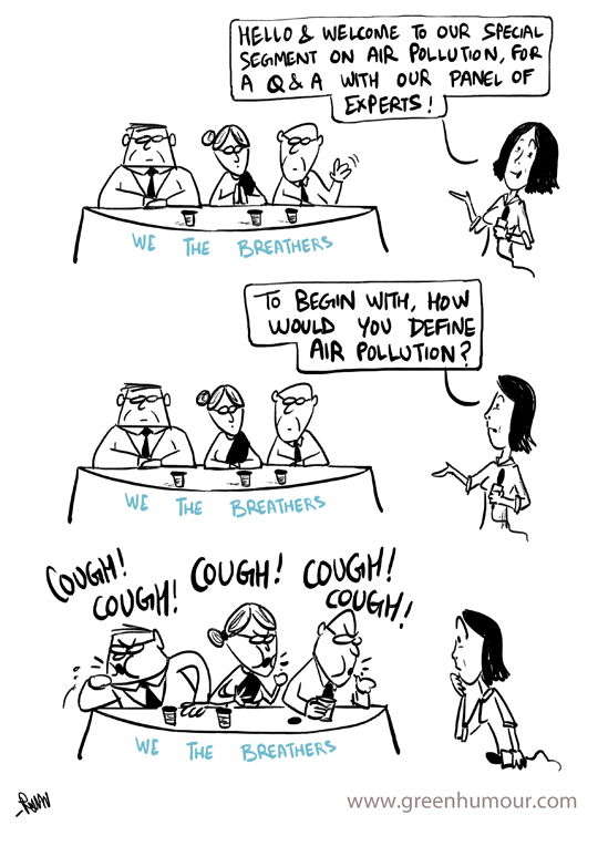 Green Humour: Cartoons for a Toolkit on Air Pollution