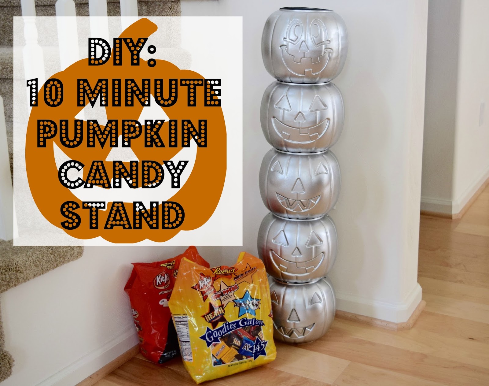 DIY: 10 Minute Pumpkin Candy Stand | Anchors Aweigh