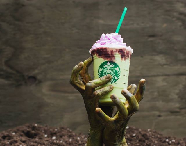 Starbucks Debuts New Zombie Frappuccino for Halloween 2017