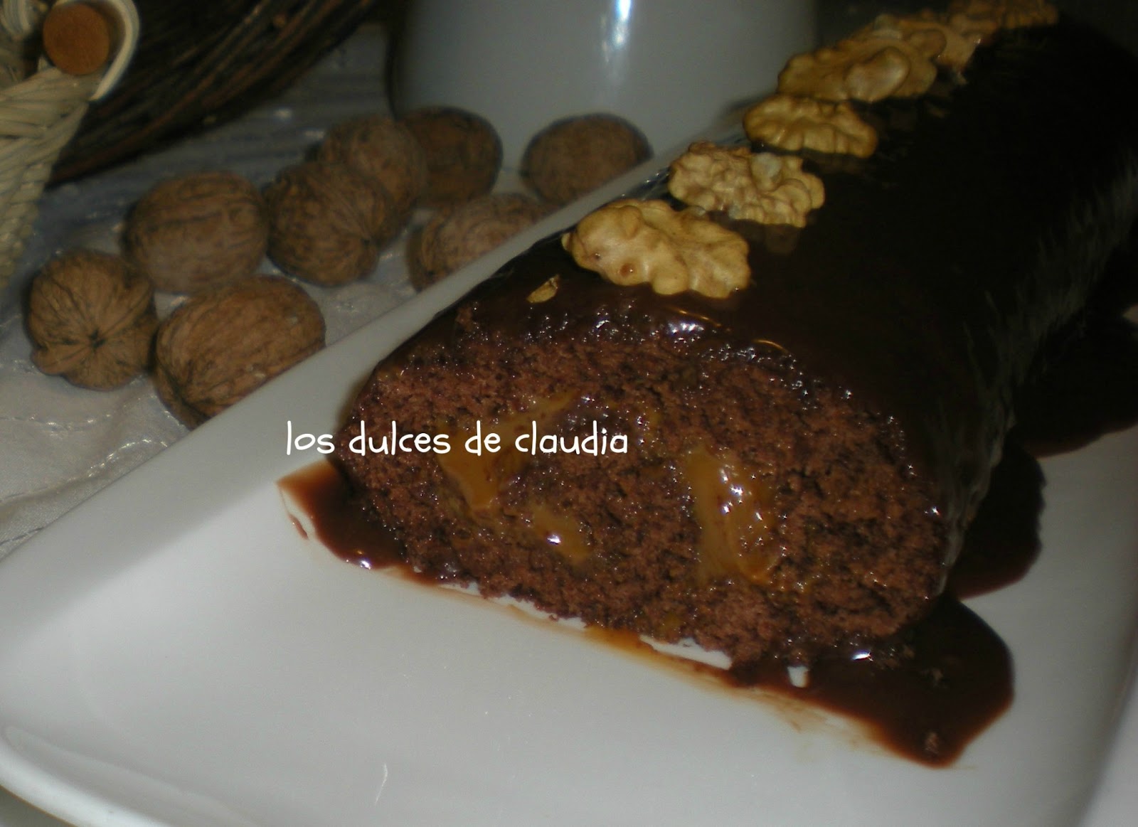 Los Dulces de Claudia: Rollo de chocolate con dulce de leche