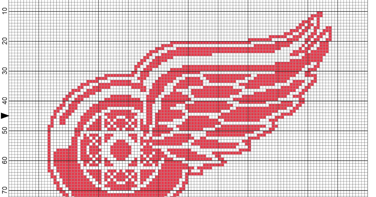 Kendra's Crocheted Creations: Detroit Red Wings