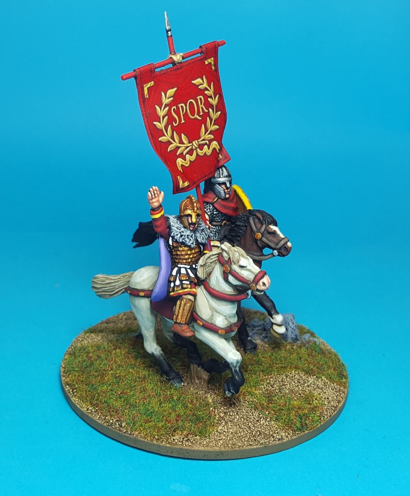 Dougie's Wargaming Blog: 28mm Late Roman Command Stands