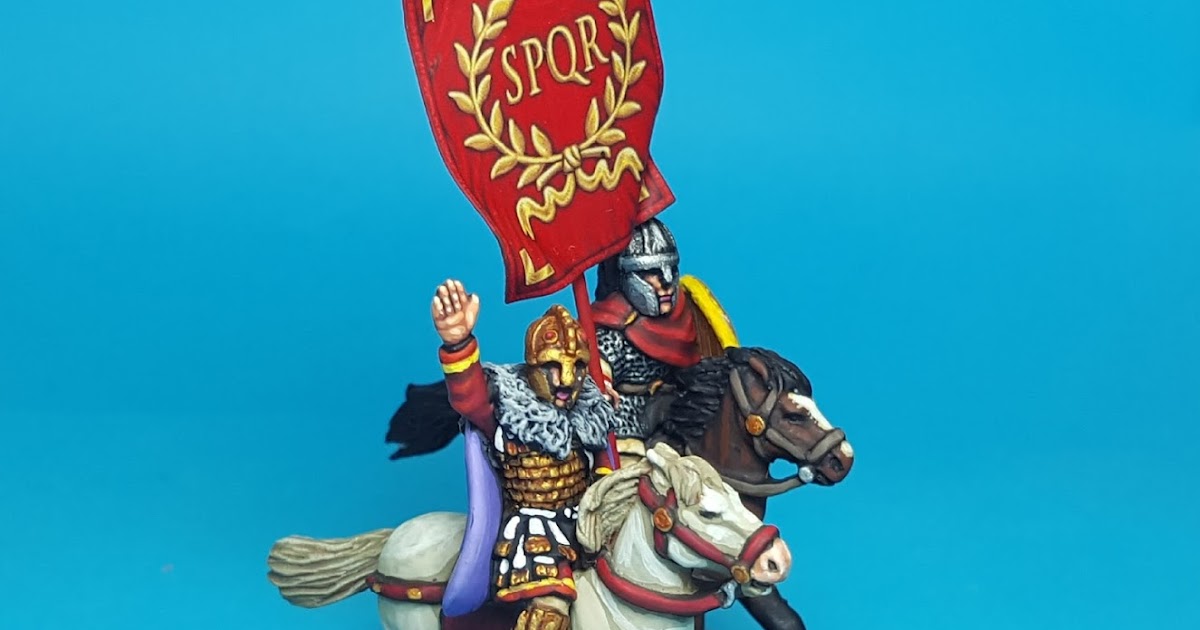 Dougie's Wargaming Blog: 28mm Late Roman Command Stands
