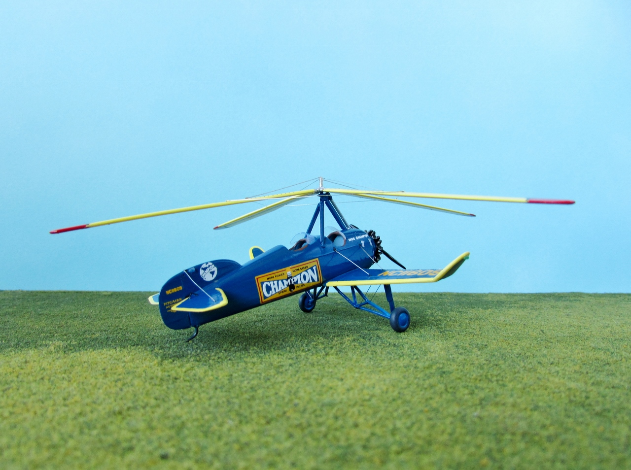 Wings of Intent: Pitcairn Autogyro HO scale completed (Williams ...