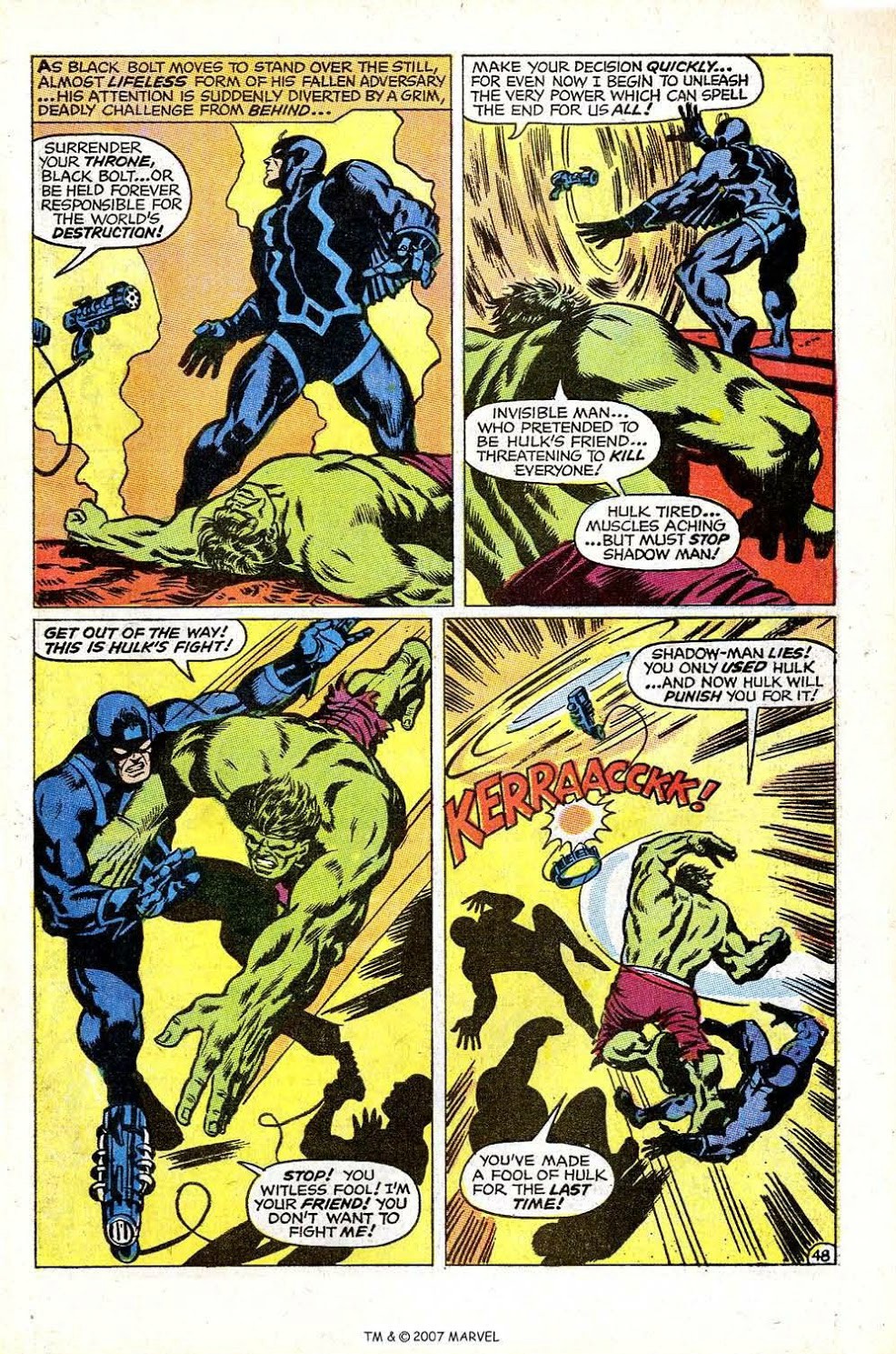 WBG+: Incredible Hulk King-Size Special #1: Hulk Battles The Inhumans