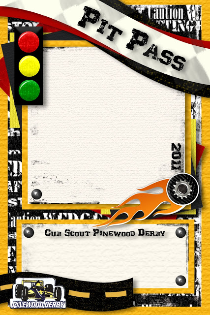 The Sew*er, The Caker, The CopyCat Maker: New Pinewood Derby Pit Passes