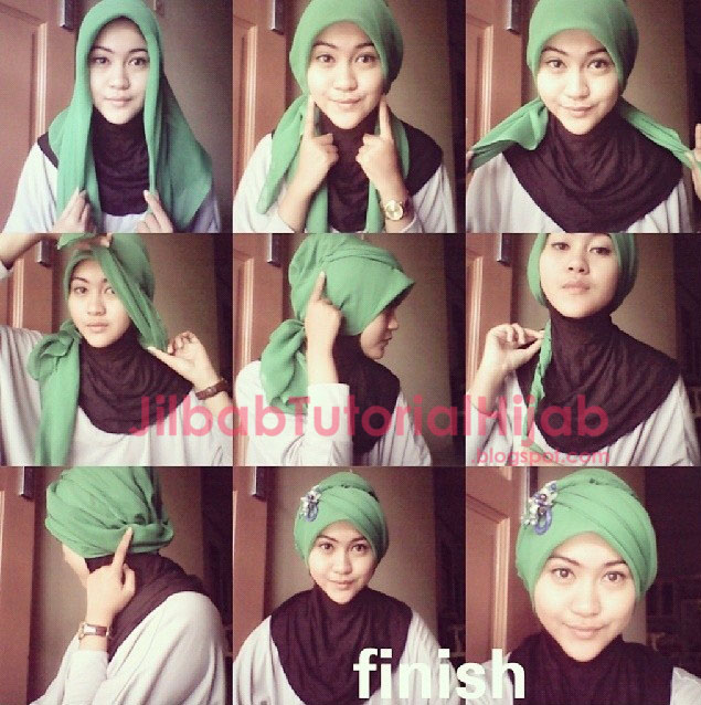 Tutorial Style Hijab Segi Empat - Belajar Hijab