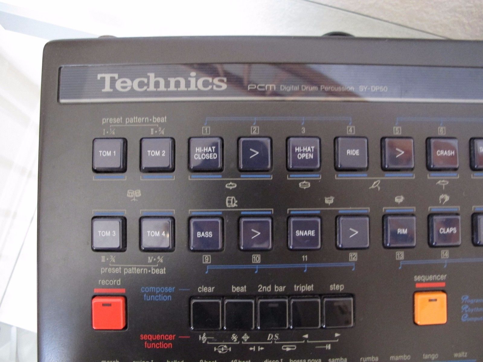 MATRIXSYNTH: Technics SY-DP50 Digital Drum Percussion Synthesizer ...