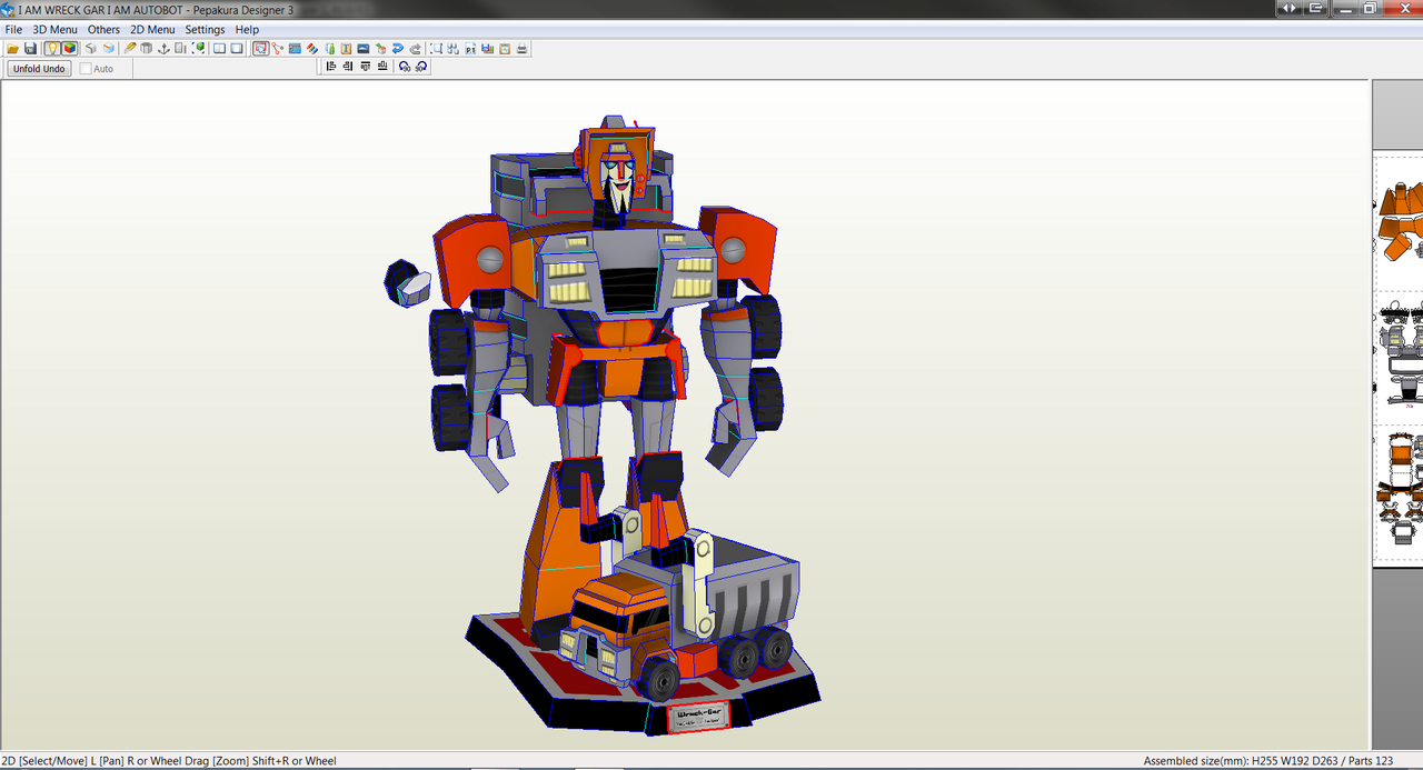 Papercraft - Transformers Omega Spawn and WreckGar - Papercraft4u ...