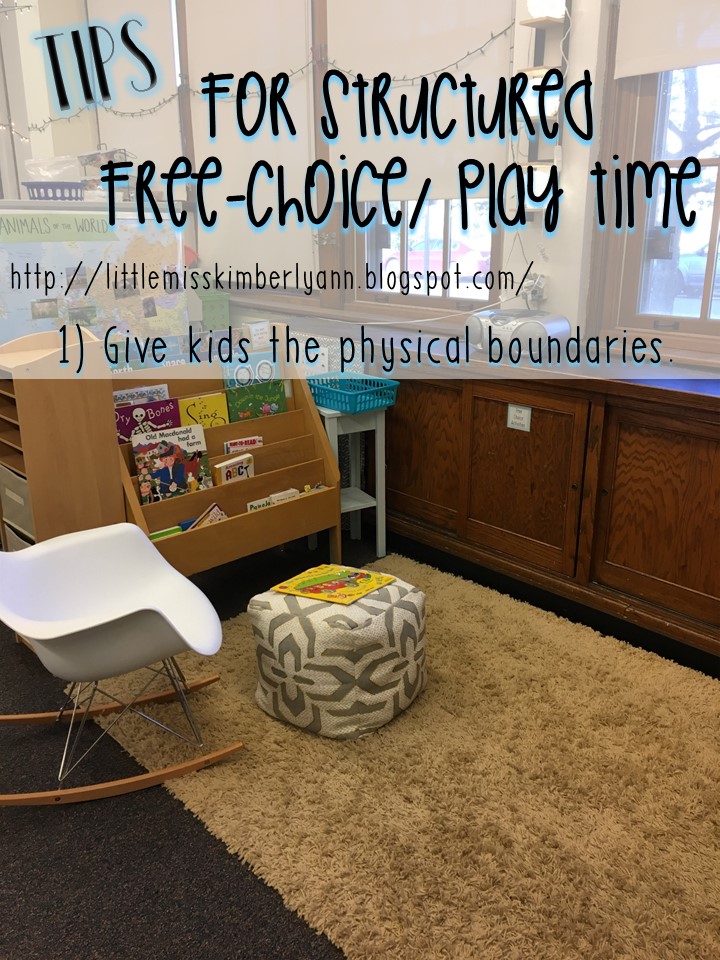 Little Miss Kim's Class: 3 Tips for Structured Free Choice Time in ...