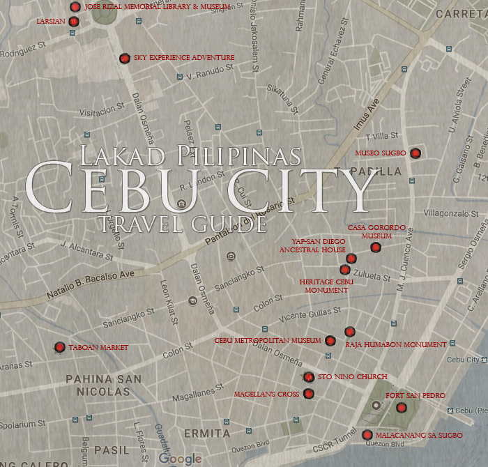 CEBU | Travel Guide + Itinerary + Budget + Map - Lakad Pilipinas