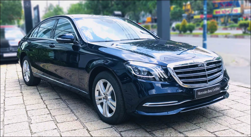 Giá xe Mercedes S450 L 2019 đã qua sử dụng màu Xanh nội thất Đen