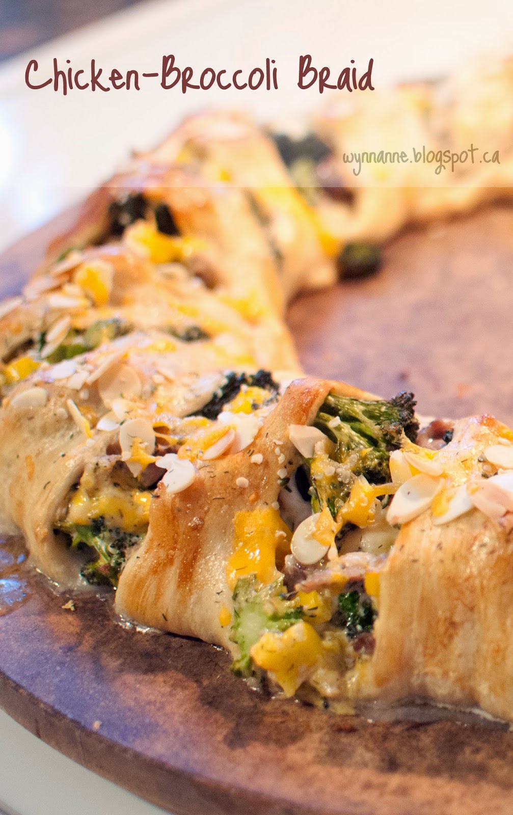 Wynn Anne's Meanderings: Nom nom, chicken-broccoli braid!