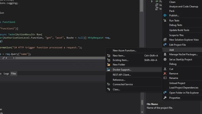 Container Tools for Visual Studio 2019 will make you productive while creating serverless solutions