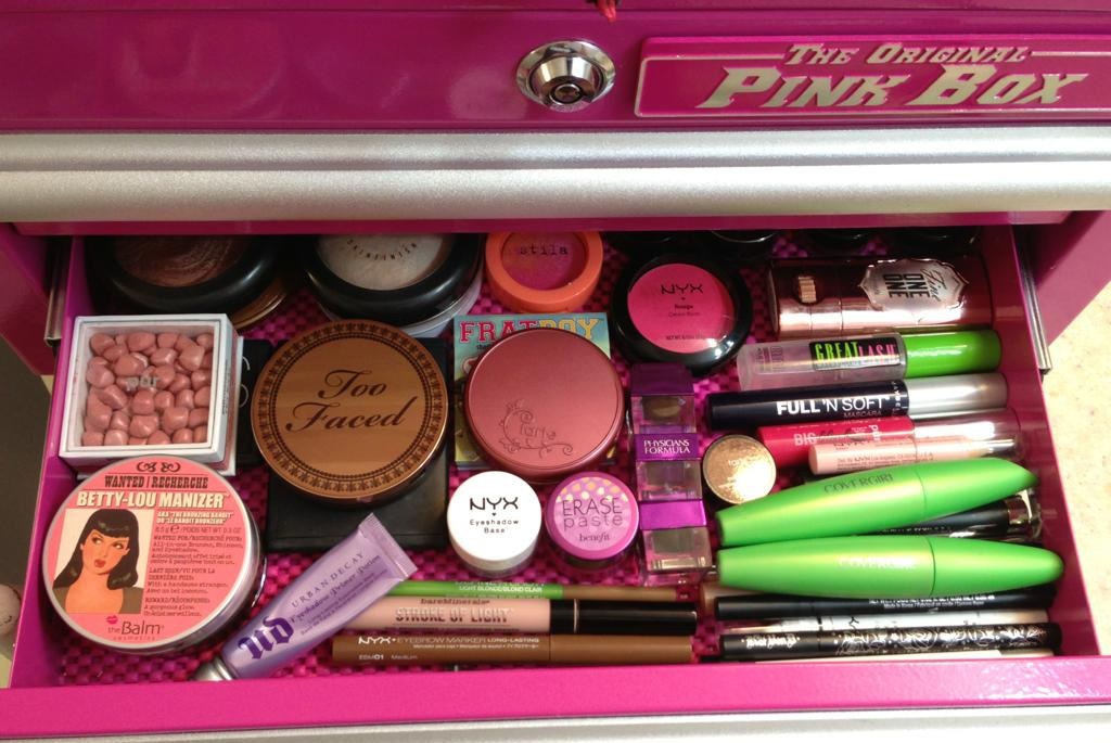 Sassy Fashionista: Beauty Storage Secret: The Original Pink Box