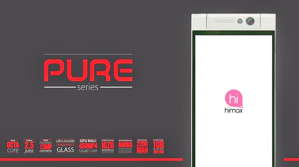 Spesifikasi dan Harga Himax Pure 3 - Smartphonely